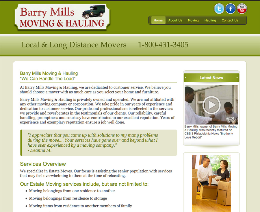 Portfolio | Philadelphia Area Web Design QuickShutter